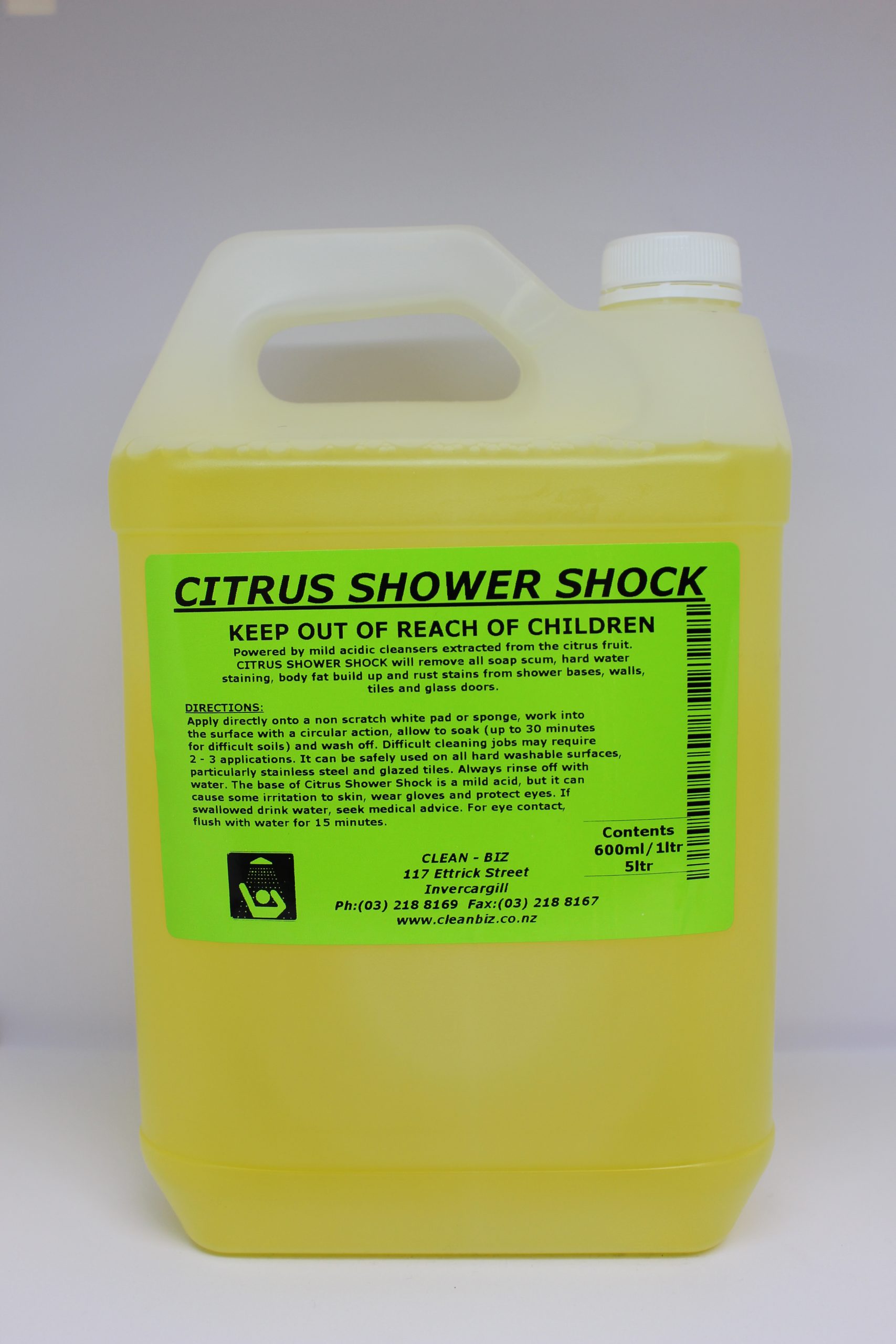 Citrus Shower Shock - Clean-Biz