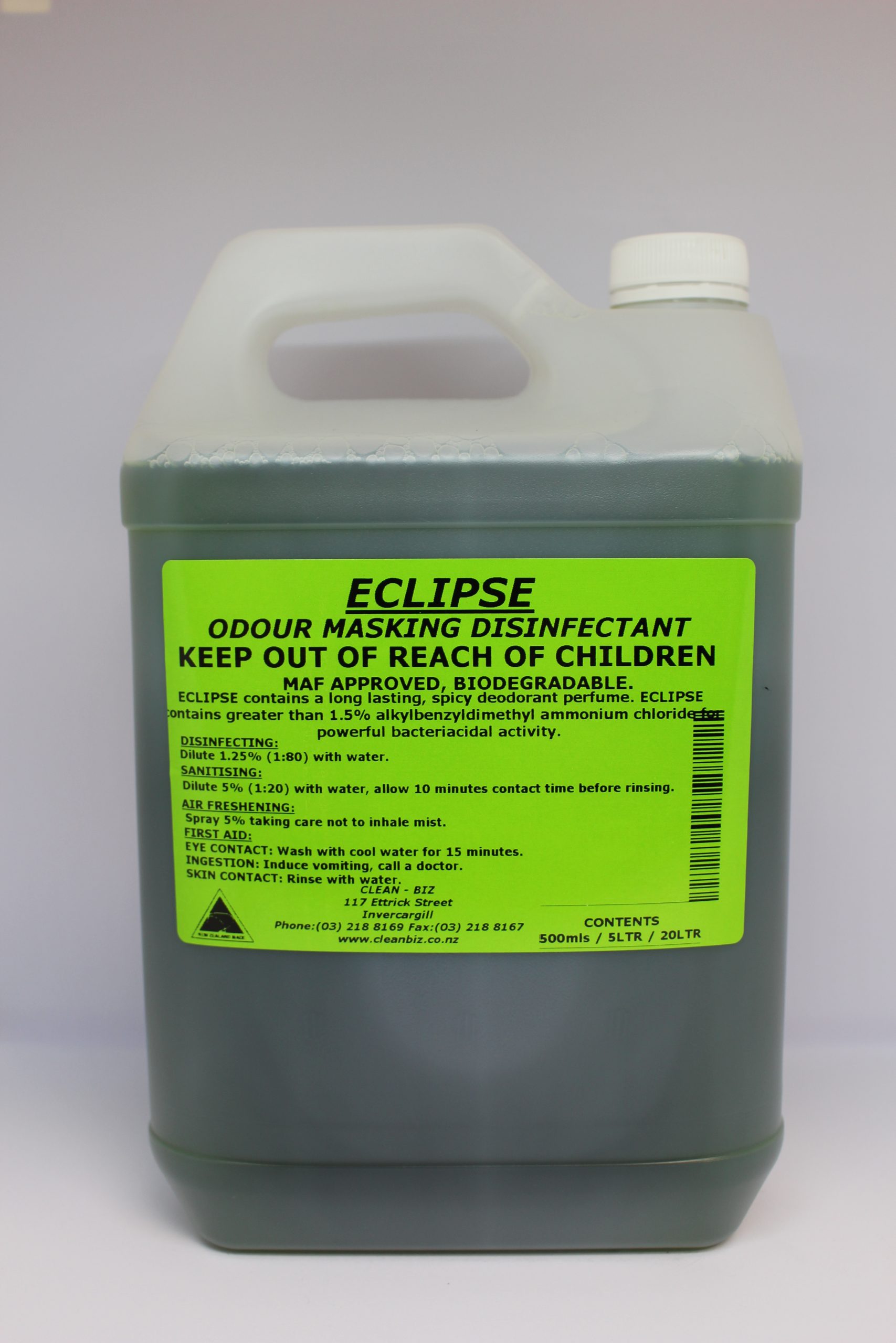 Eclipse - Odour Masking Disinfectant Cleaner - Clean-Biz